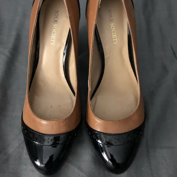 Sole Society | Shoes | Sole Society Spectator Platform Heels | Poshmark